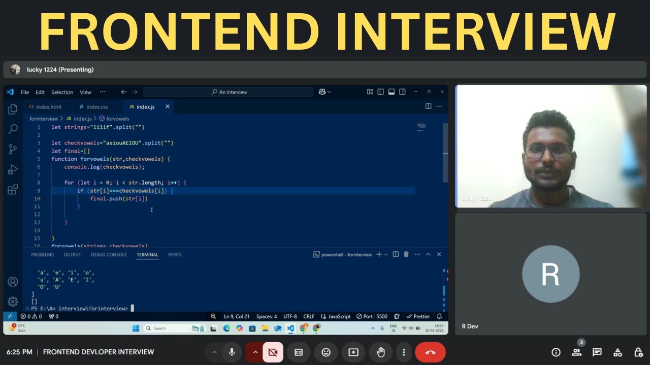 𝐅𝐑𝐄𝐒𝐇𝐄𝐑'𝐒 𝐅𝐫𝐨𝐧𝐭 𝐄𝐧𝐝 𝐃𝐞𝐯𝐞𝐥𝐨𝐩𝐞𝐫 𝐈𝐧𝐭𝐞𝐫𝐯𝐢𝐞𝐰 𝐍𝐨 - 𝟒𝟔 |𝐉𝐚𝐯𝐚𝐬𝐜𝐫𝐢𝐩𝐭, 𝐑𝐞𝐚𝐜𝐭𝐉𝐒, 𝐇𝐓𝐌𝐋, 𝐂𝐒𝐒 - YouTube