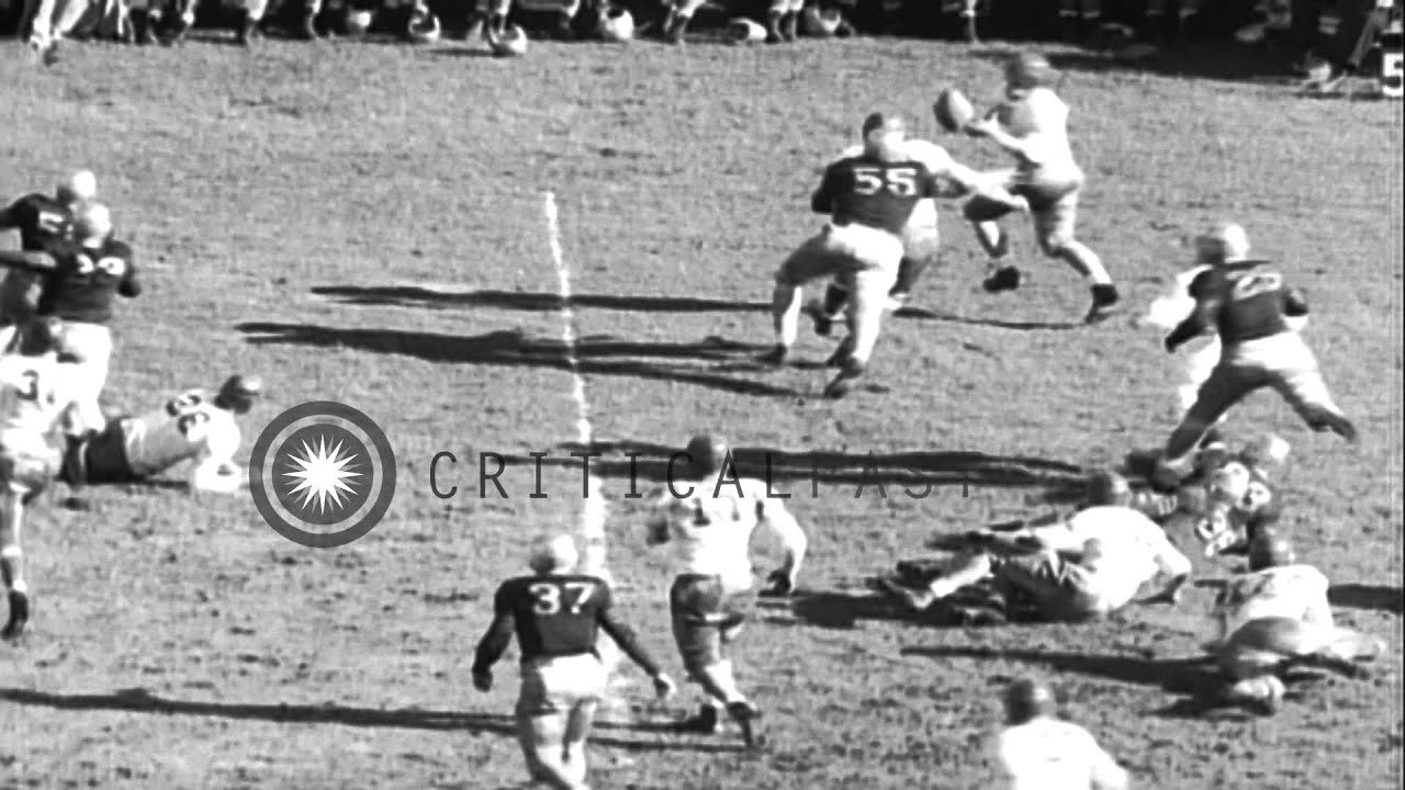 Carnegie Tech defeats Pittsburgh in a college football game, in ...
