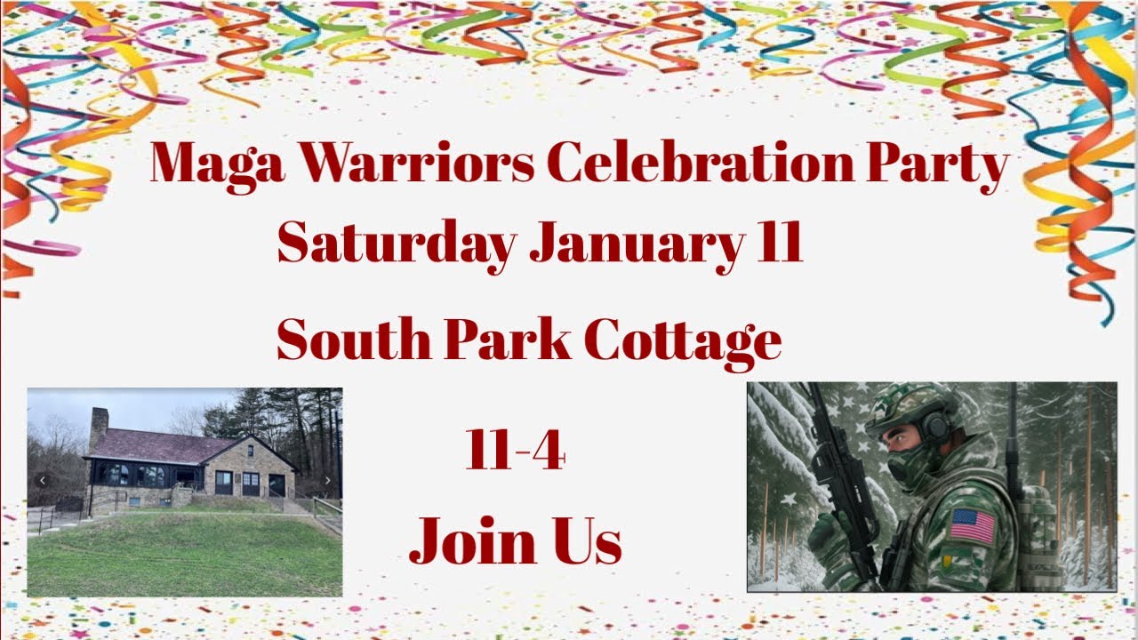 Trump Celebration Party With The Maga Warriors-South Park, Pa - YouTube