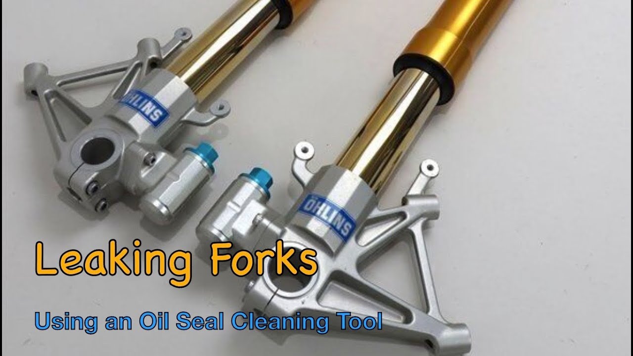 Leaking Fork Seals - Cleaning with a Fork Seal Cleaning Tool - YouTube