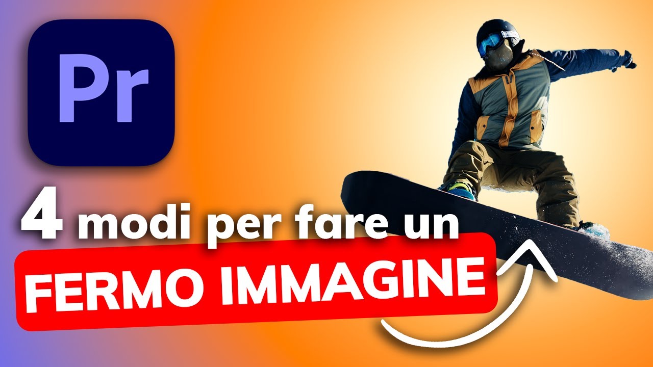 Come fare un fermo immagine - YouTube