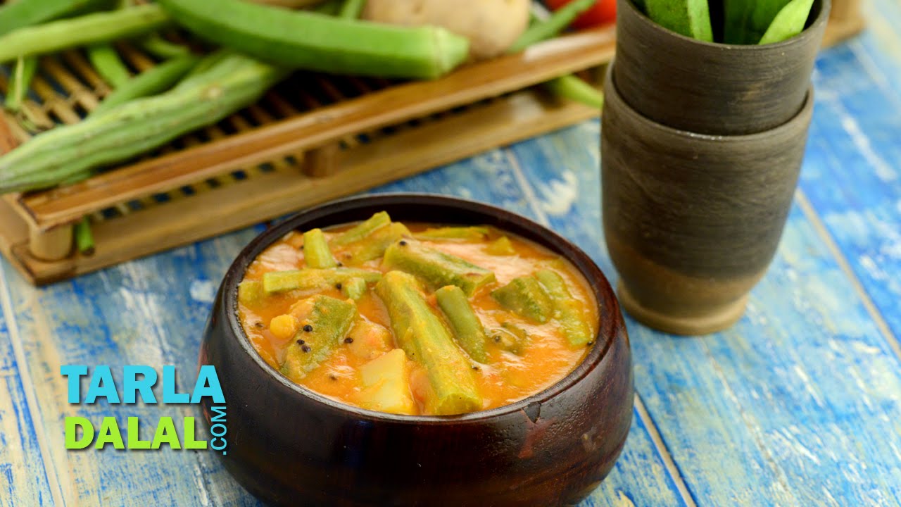 Vegetables in Tomato Gravy by Tarla Dalal - YouTube