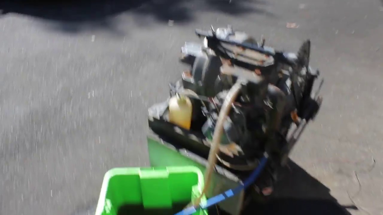 Yanmar diesel engine yse12 running with water flow - YouTube