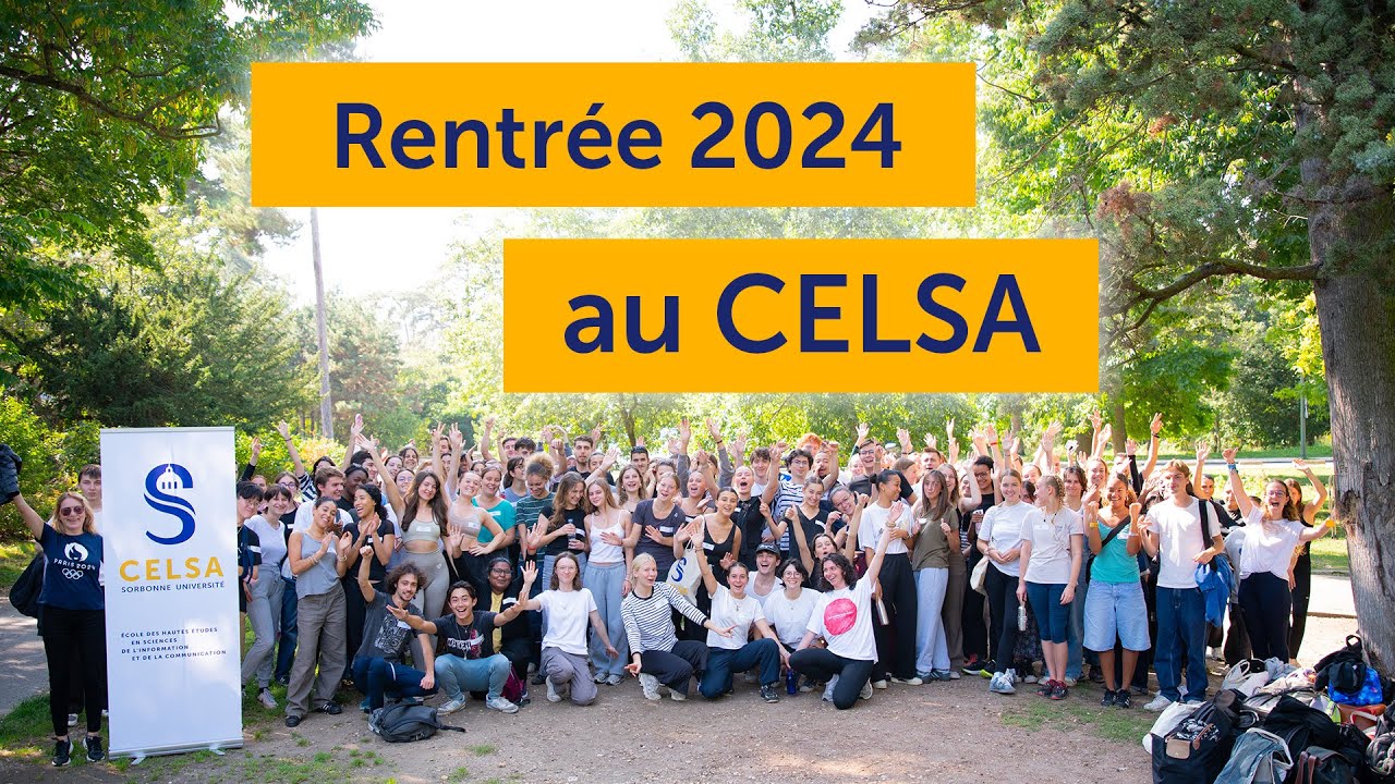 Rentrée 2024 au CELSA - YouTube