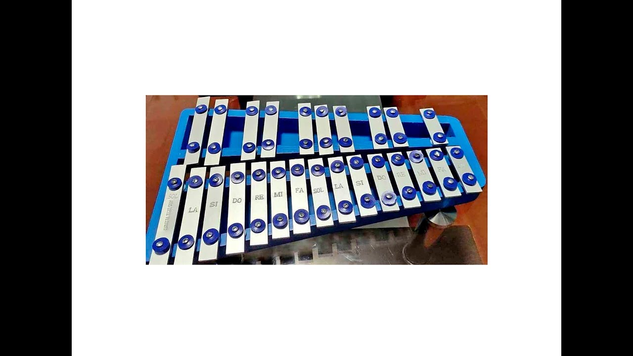 Xilofono 2 octavas cromatico metalofono 2 octavas cromatico 25 Notas 2/ ...