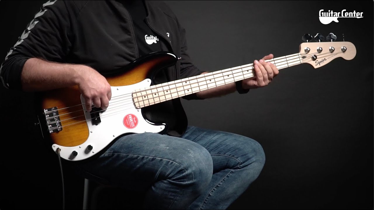 Squier Sonic Precision Bass MN 2TS | TV Guitar Center - YouTube