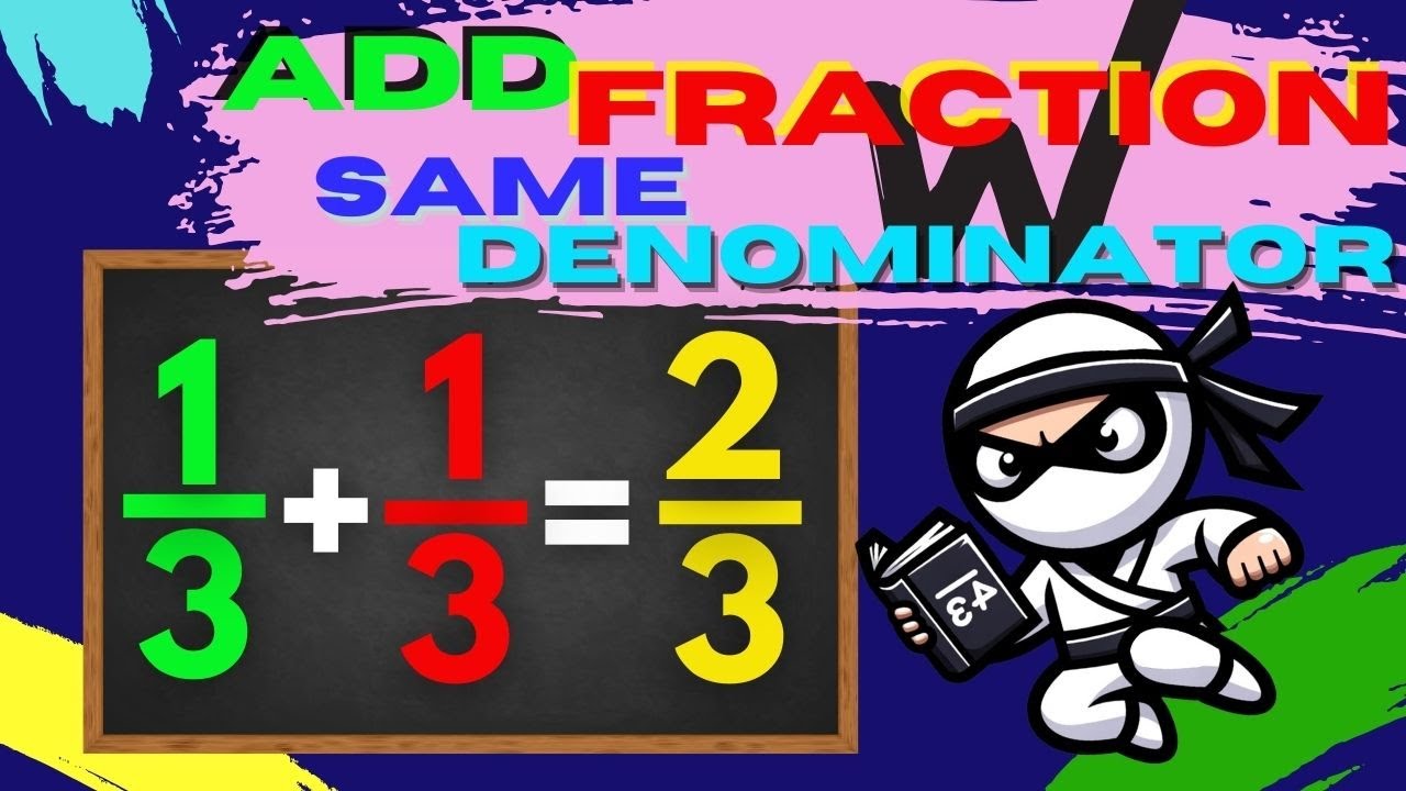 How to Add Fractions - Same Denominator - YouTube