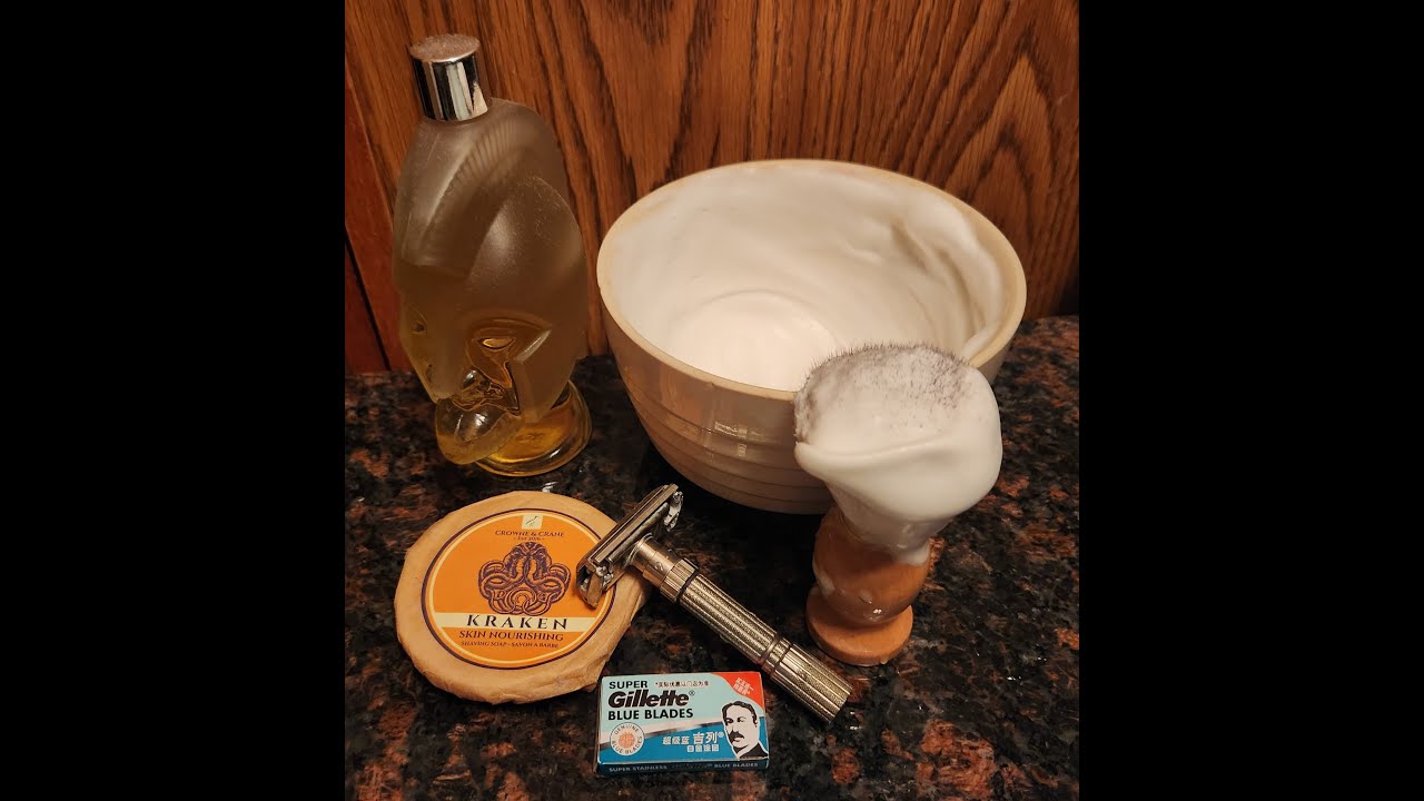 SOTD: Crowne & Crane Kraken Soap / Gillette Fatboy Razor / Gillette ...