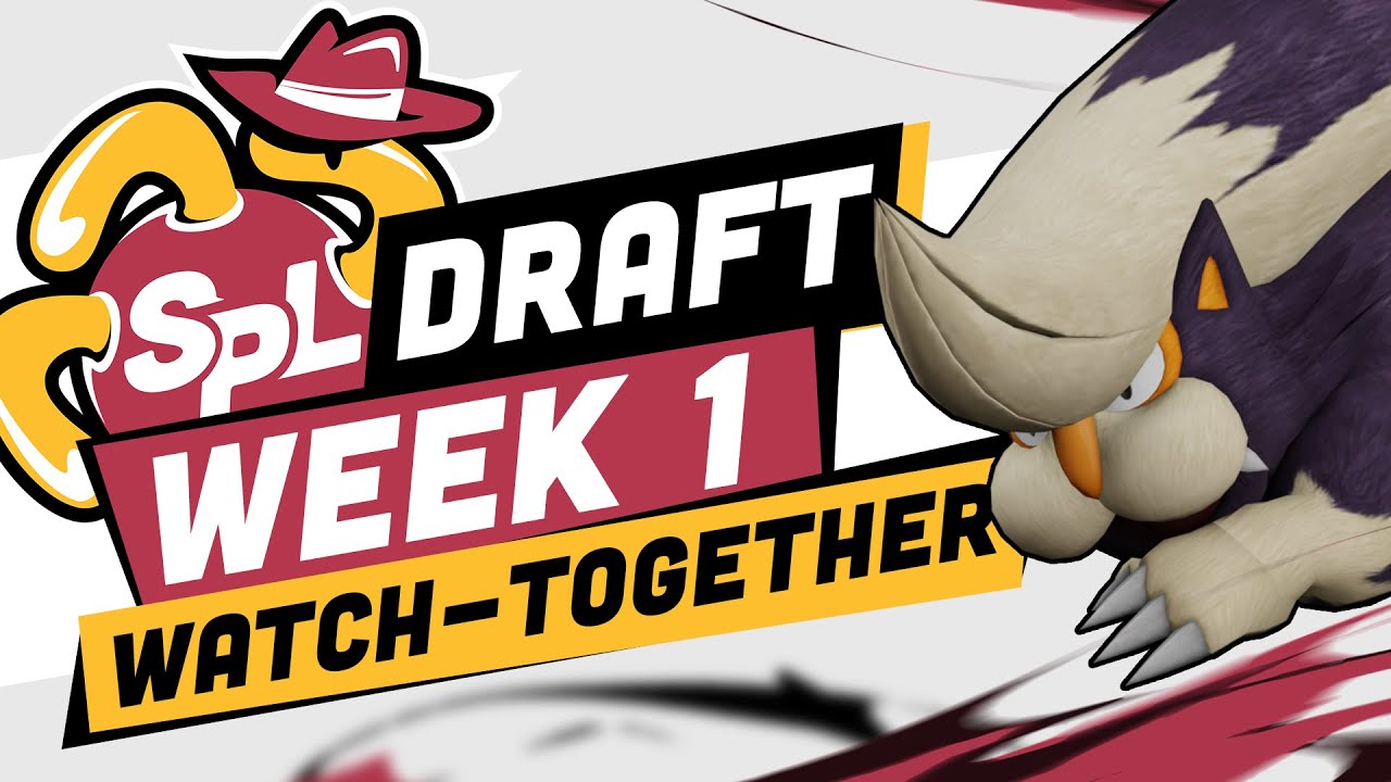 POKEMON DRAFT LEAGUE WEEK 1 WATCH-TOGETHER (AAA SPL Season 4) - YouTube