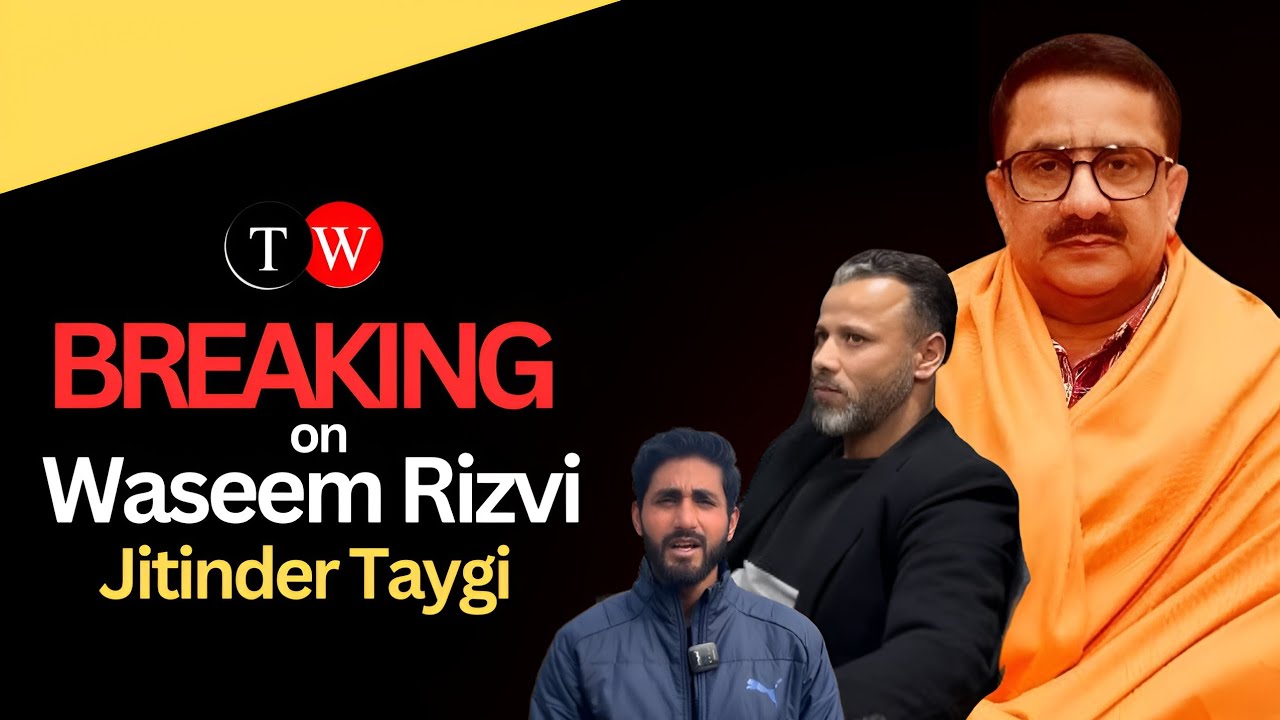 "Waseem Rizvi @Jitender NarayanSingh Tyagi to be Arr€sted, Produced ...