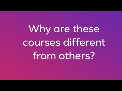 Why are these courses different from others? - YouTube
