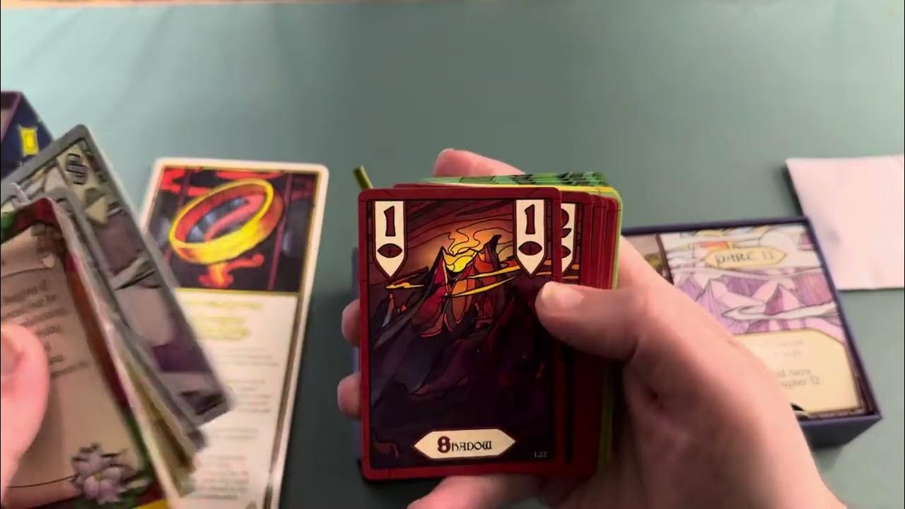 The Lord of the Rings Trick Taking Game Unboxing - YouTube
