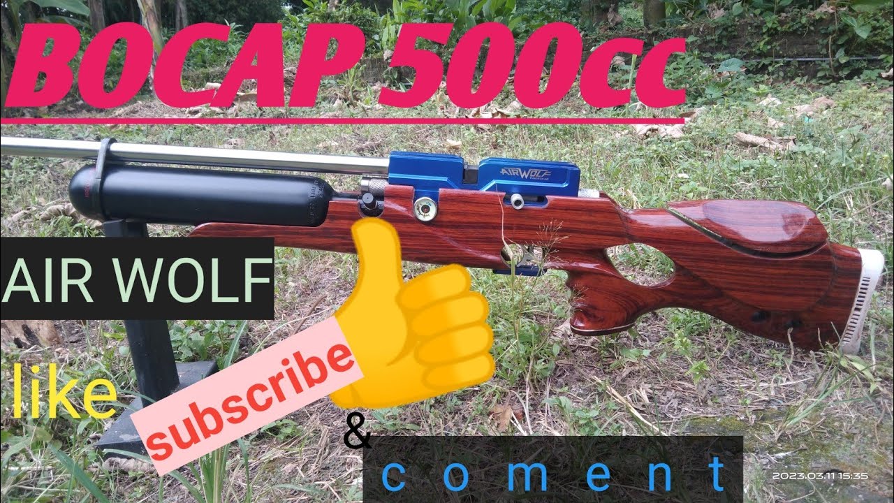 BOCAP 500cc AIR WOLF @jeairrifle2149 - YouTube