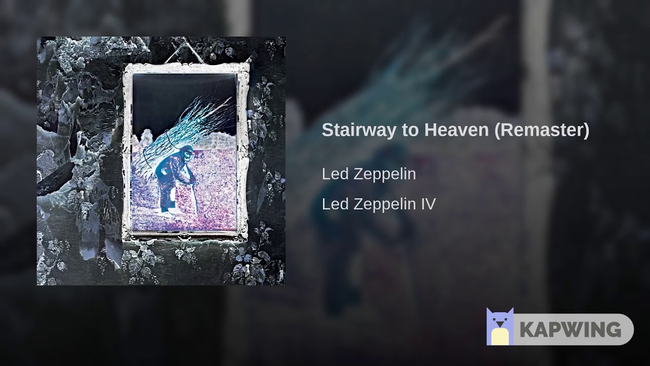 (backwards) Led Zeppelin - Stairway to Heaven (lyrics) (not satanic ...
