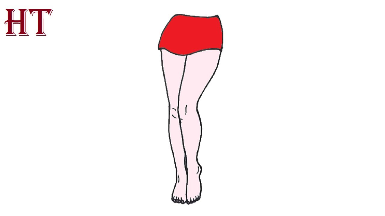 How To Draw Legs easy Step by Step - YouTube