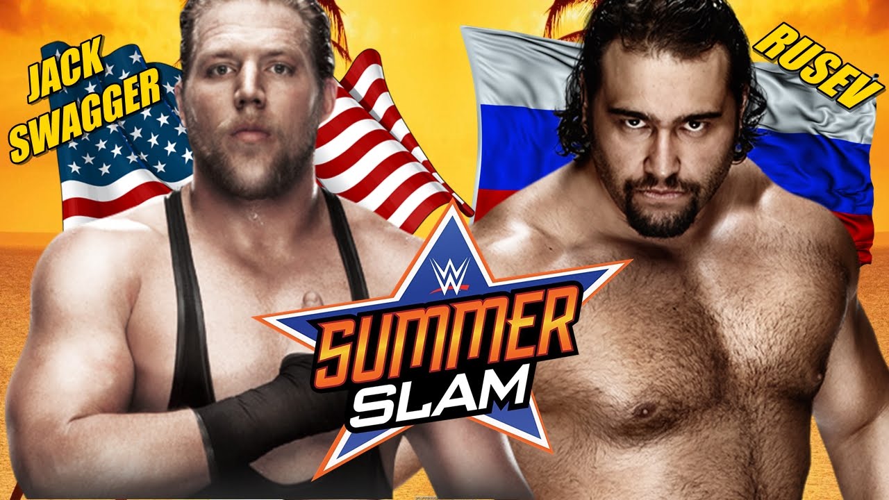 WWE SummerSlam 2014 - Jack Swagger vs Rusev (Flag Match) - WWE 2K14 ...