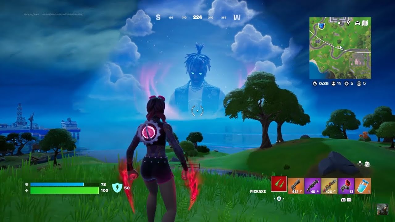 Juice Wrld's arrival to Fortnite... - YouTube