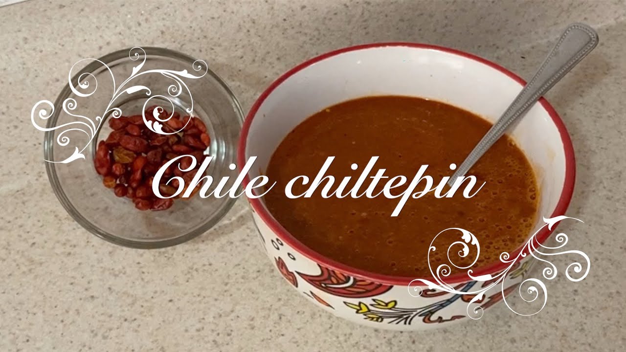Salsa de chile chiltepin - YouTube