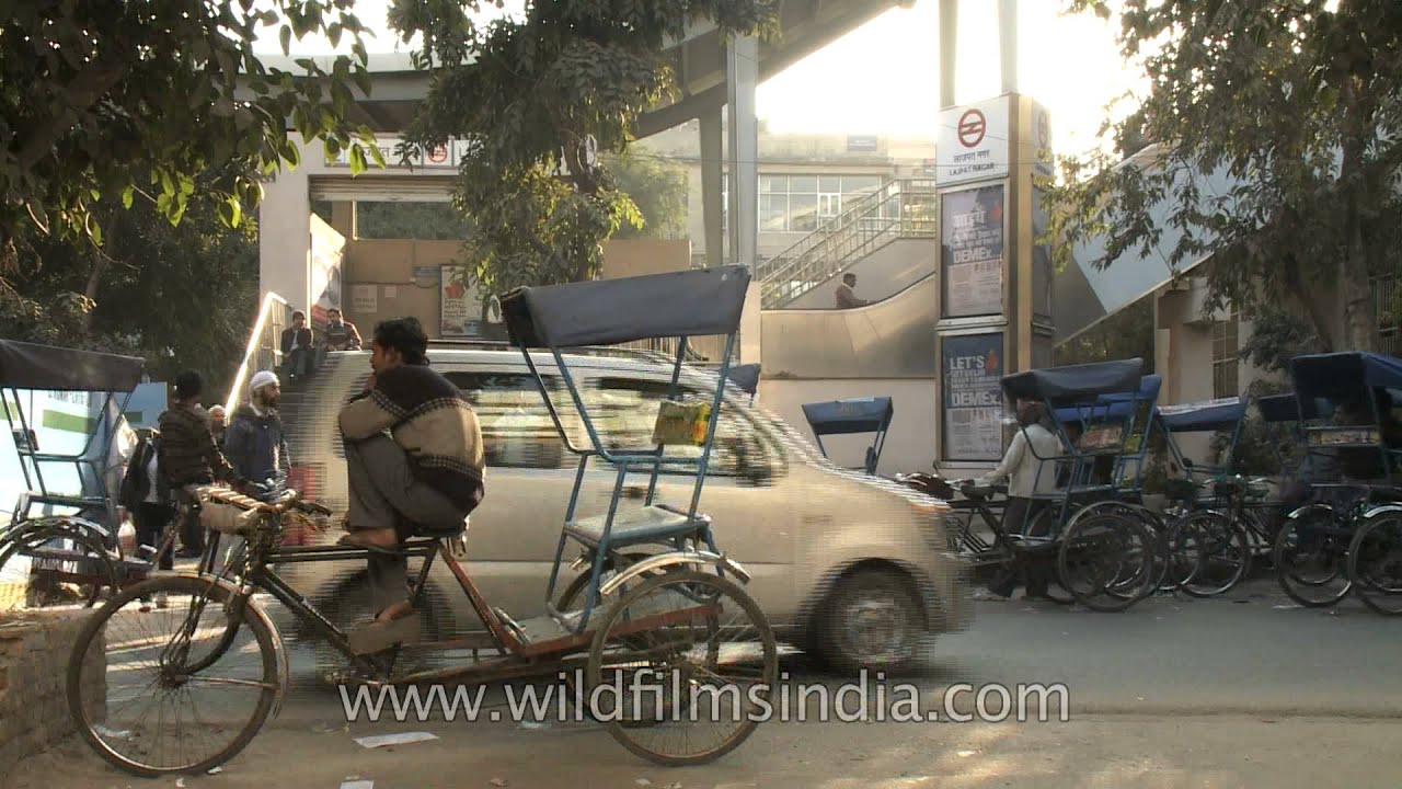 Lajpat nagar Delhi metro station - YouTube