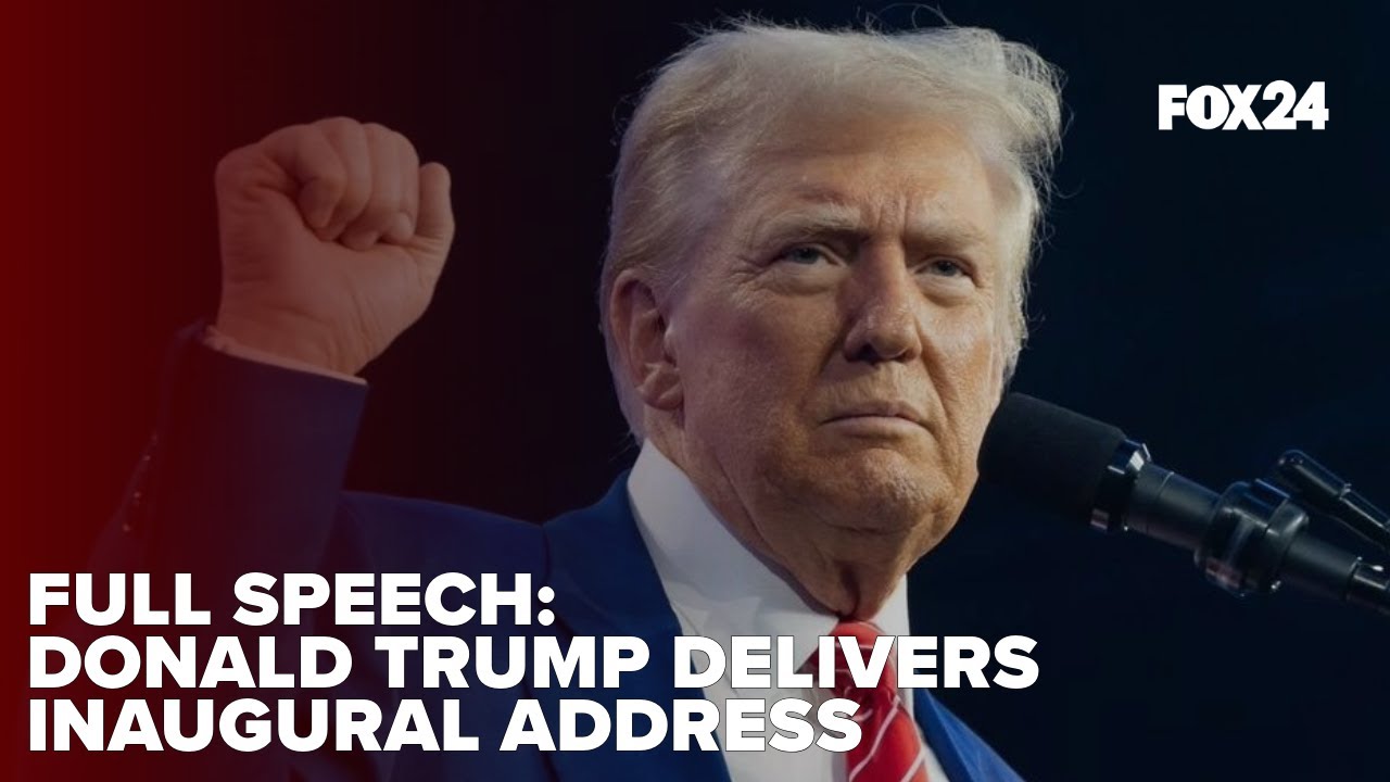FULL SPEECH | Donald Trump delivers his inaugural address - YouTube