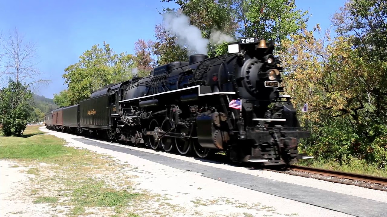 Nickel Plate Road #765 at Steam in the Valley, September, 2017 - YouTube