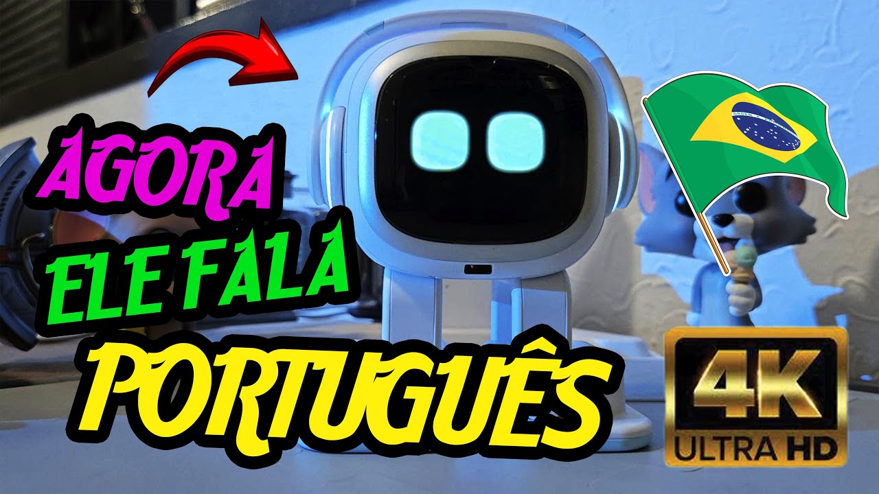 AGORA O EMO ROBOT FALA PORTUGUÊS! - YouTube