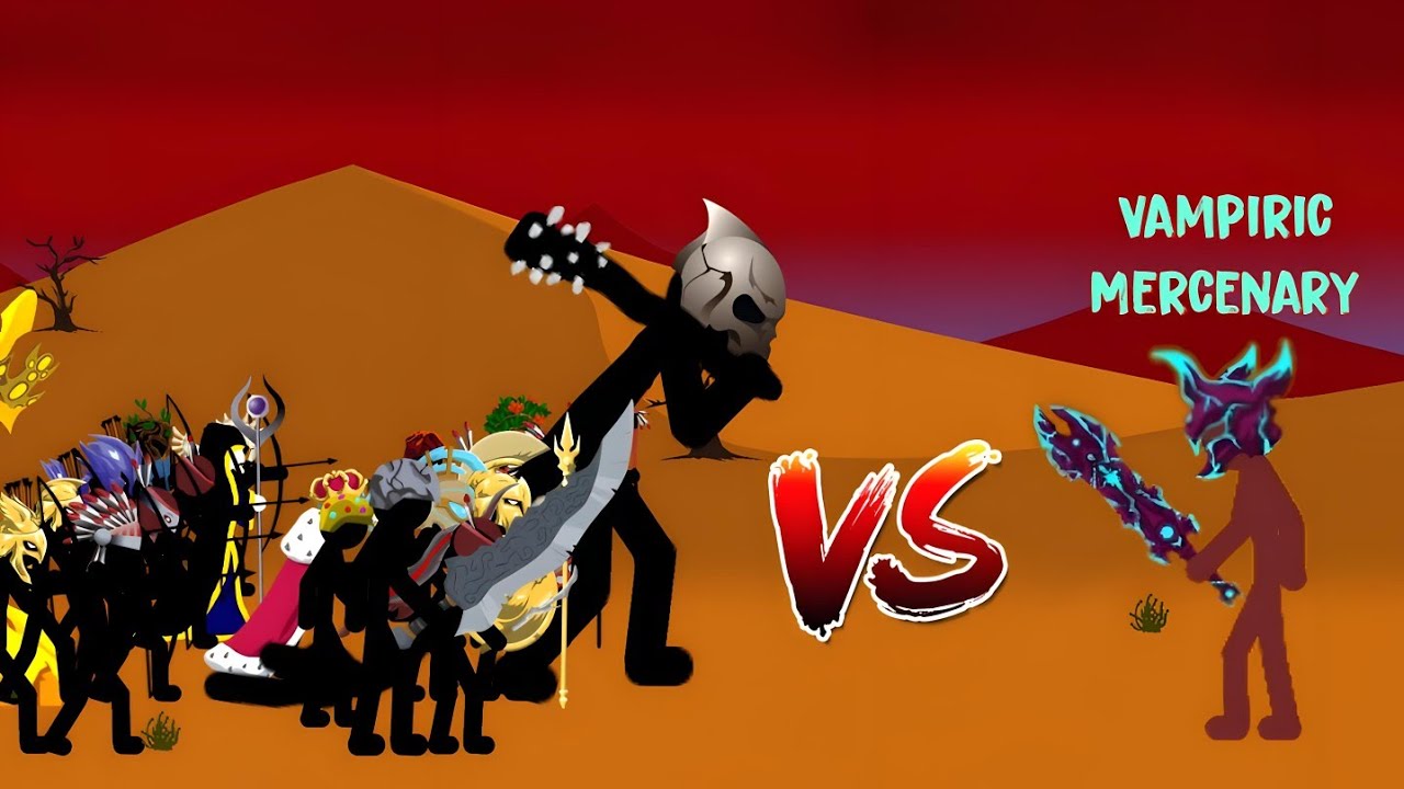 Vampiric Mercenary Vs Units From Weekly Missions And Final Boss | Stick ...