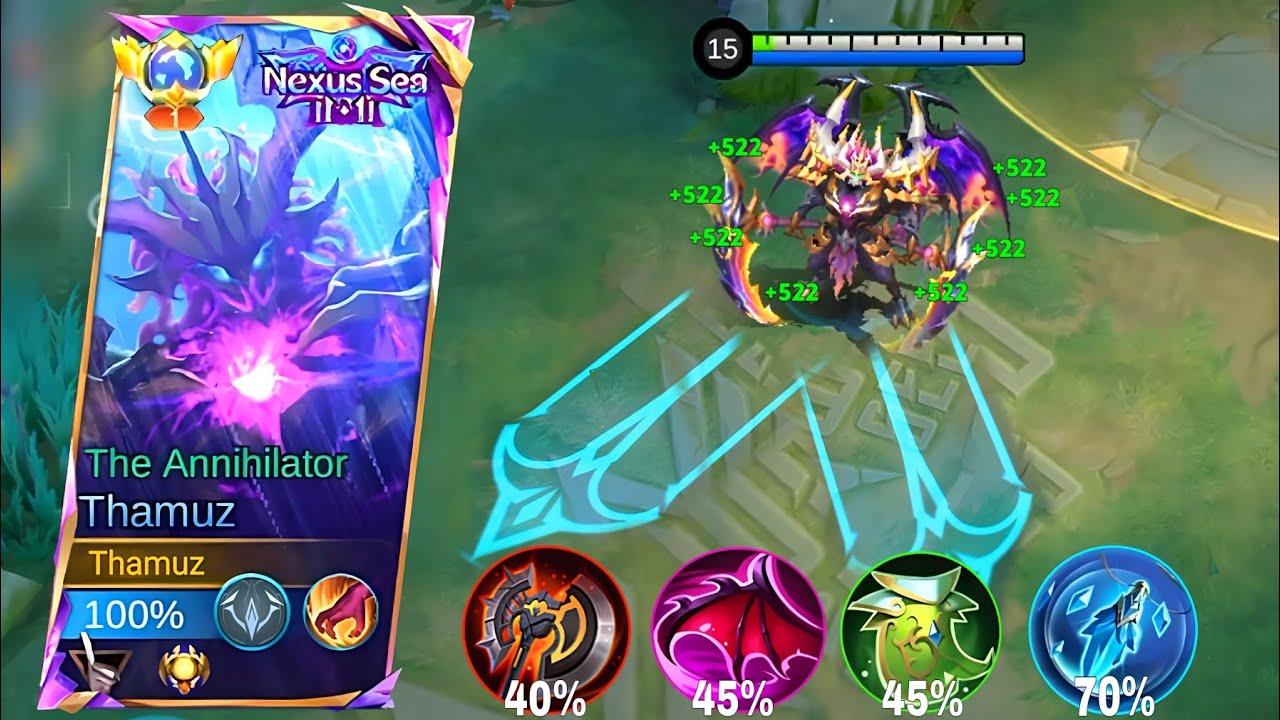 META THAMUZ NEW COOLDOWN BUILD LIFESTEAL AND HACK DAMAGE IS TOTALLY ...