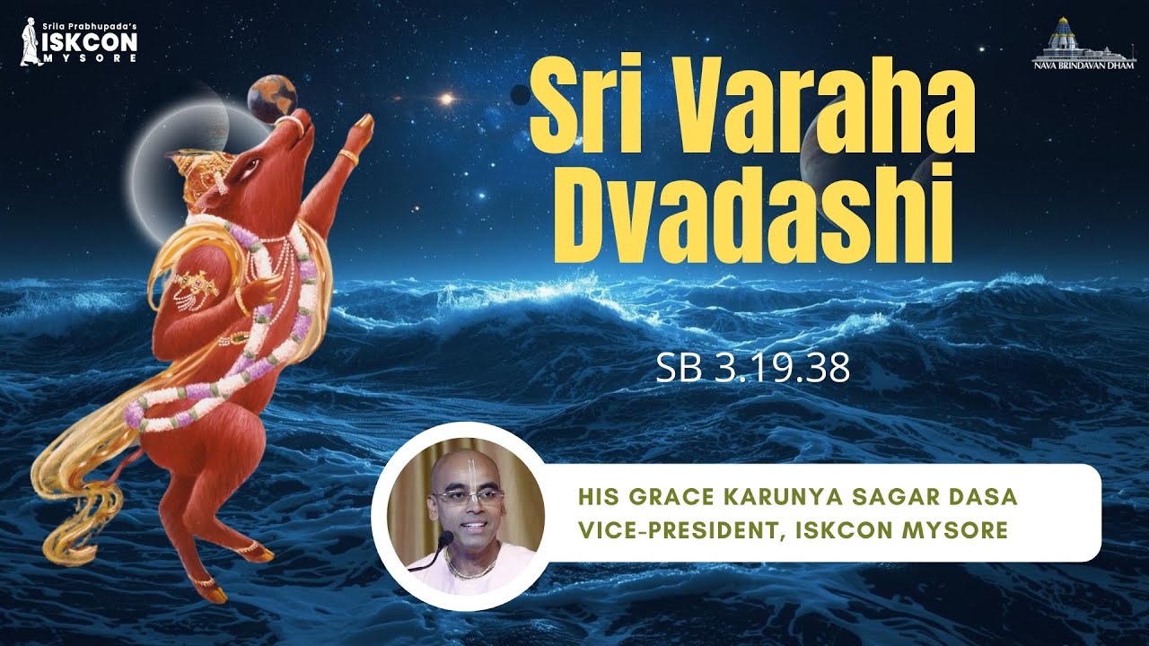 Festival Discourse | Varaha Jayanti | SB 3.19.38 | HG Karunya Sagar ...