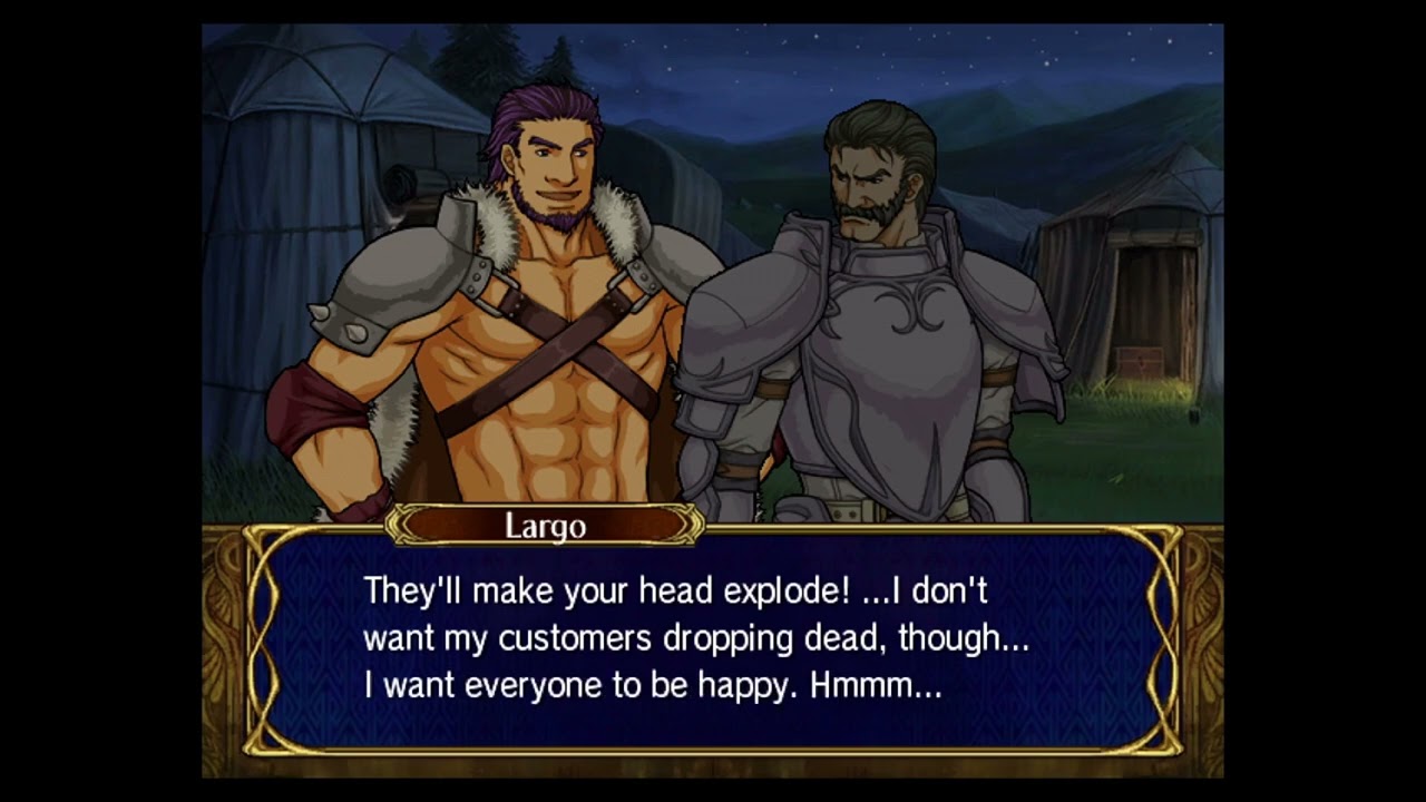 Fire Emblem: Path of Radiance: All Largo Support Conversations - YouTube