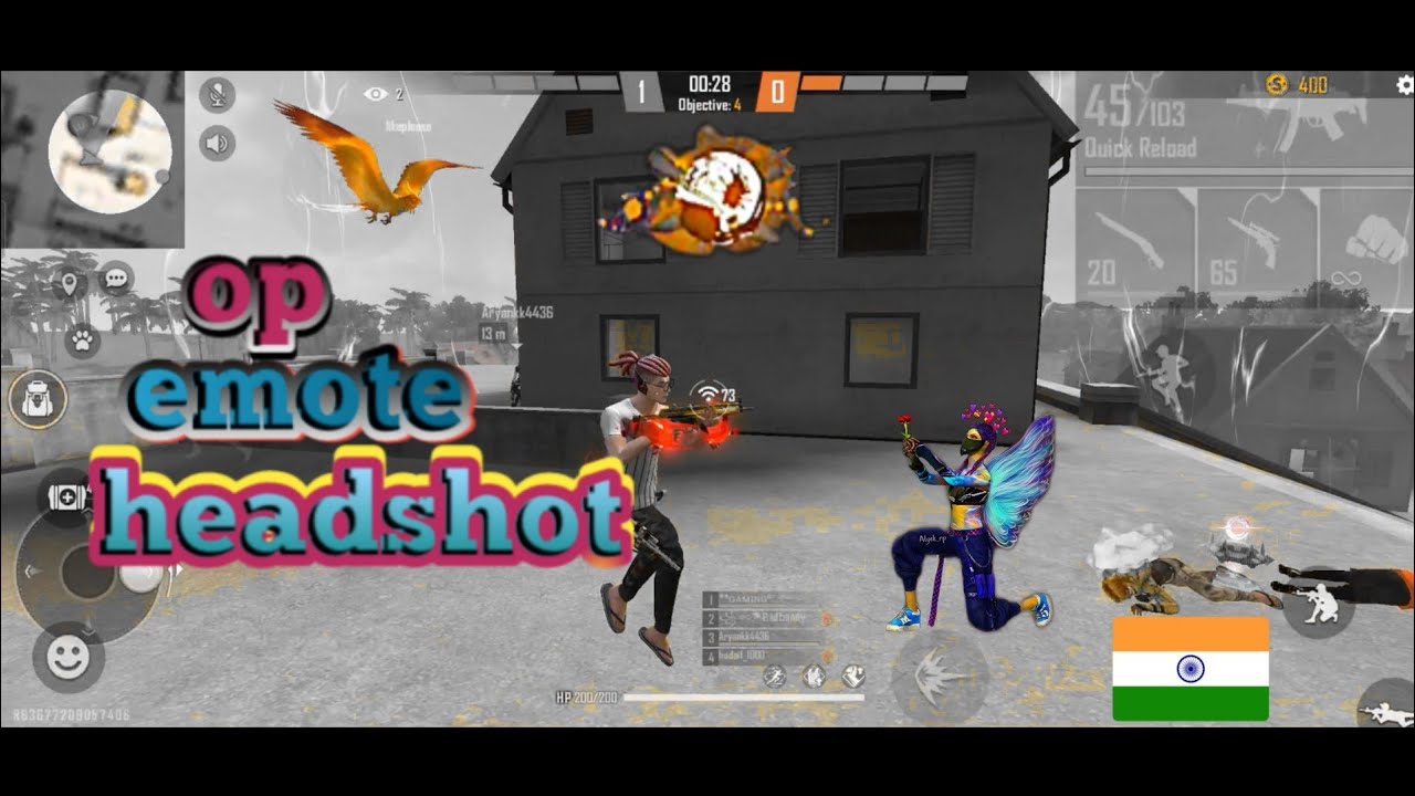 OP EMOTE HEAD UMP5 IN || VIDEO GAMEPLAY FF WHATSAPP - YouTube