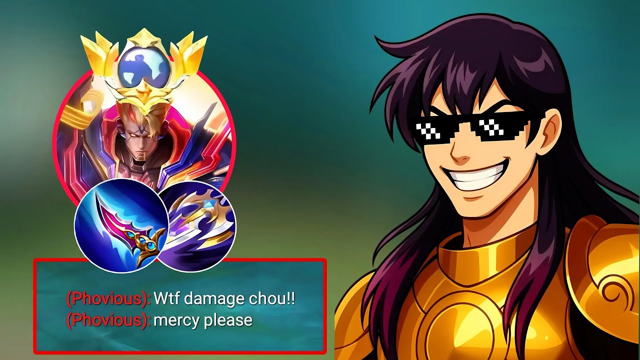 HOW TO COUNTER TANKY EXP LANER AS A CHOU IN MLBB!! - YouTube