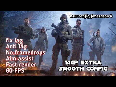 new fix lag config for season 4 call of duty mobile | no lag | no ...