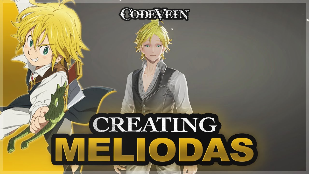 How to create "Meliodas" in Code Vein! - Seven Deadly Sins - YouTube