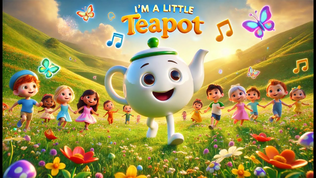I'm a Little Teapot ☕ | Fun Kids Song with Actions 🎶 | Sing, Dance, and ...