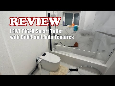 LEIVI T162A Smart Toilet Review: Bidet, Auto Features & More 2025 - YouTube