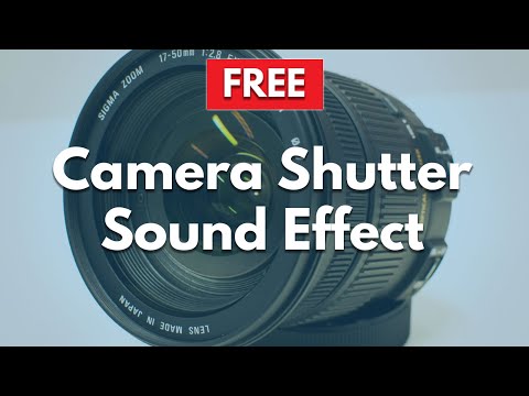 Camera Shutter Sound Effect (5 different effects included) ♪