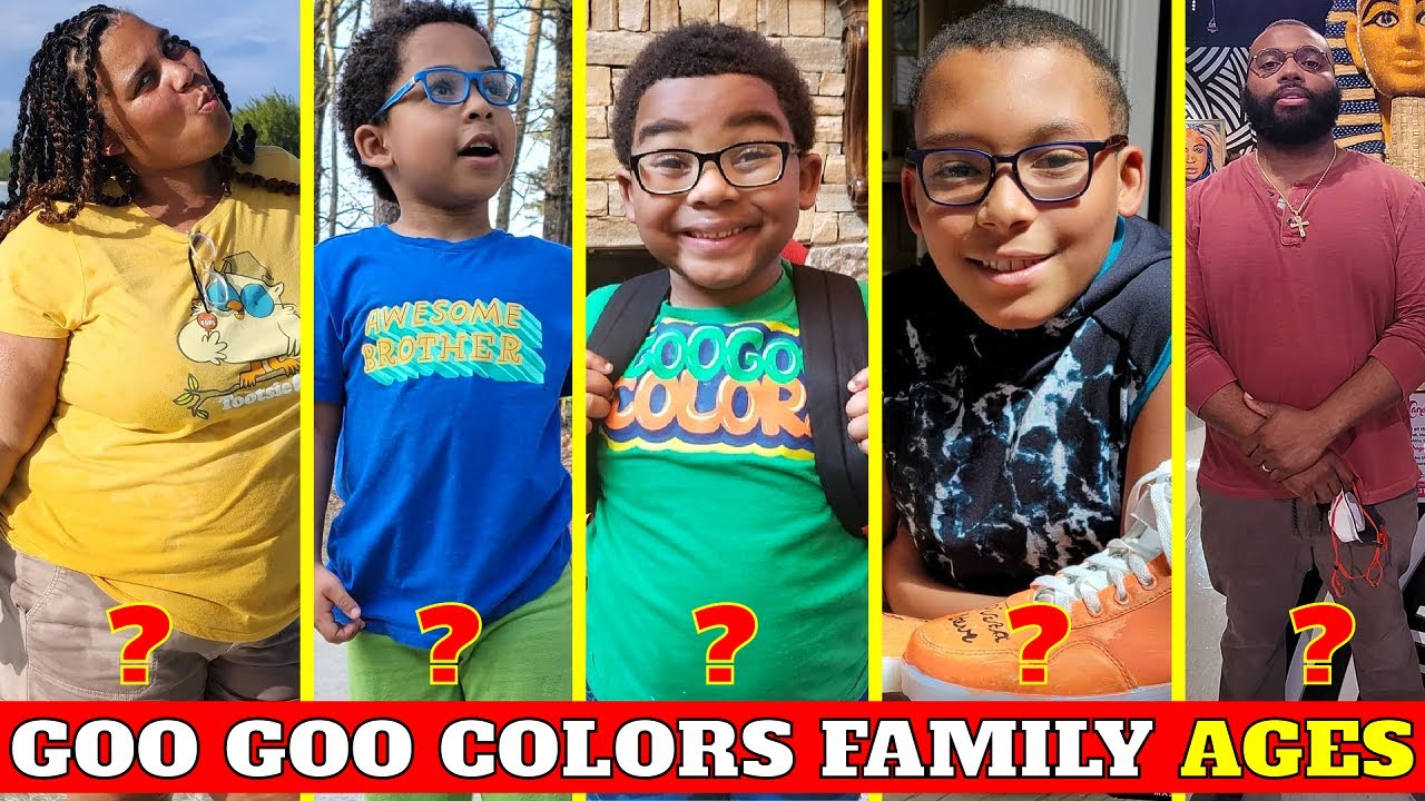 Goo Goo Colors Family Real Name And Ages 2024 - YouTube