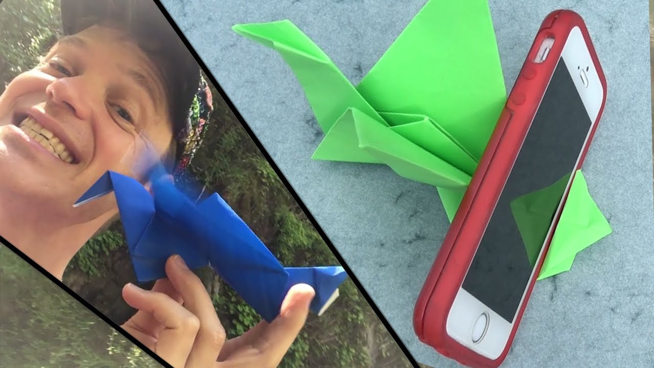 Flapping Bird Cell Phone Stand - YouTube
