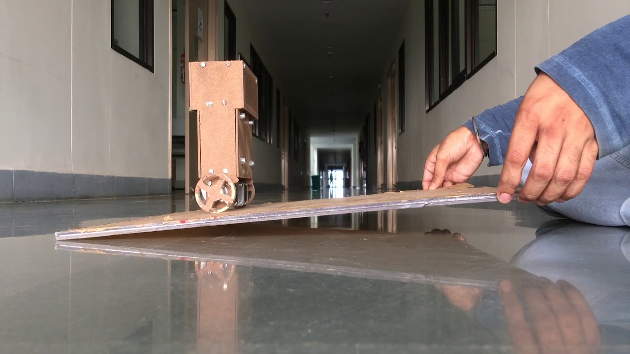 Two Wheeled Self Balancing Robot Seg Way Slope 3 - YouTube