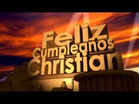 feliz cumpleaños Christian