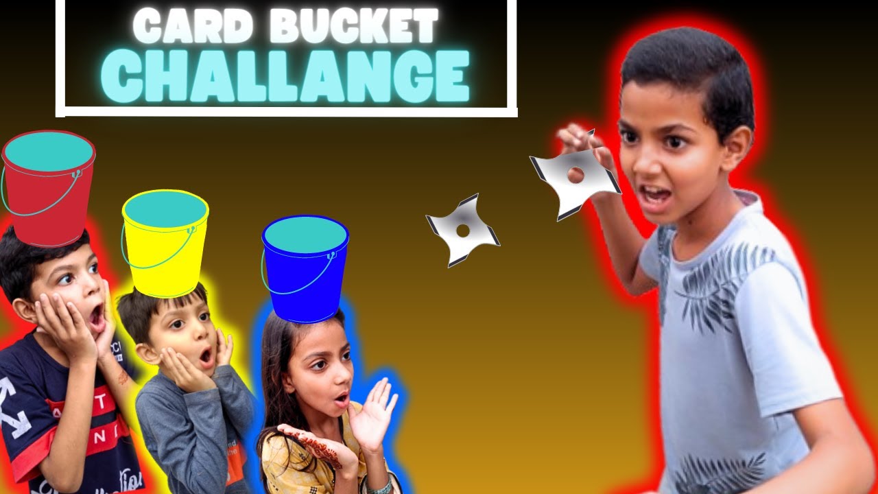 Throw Card Bucket Challenge - YouTube