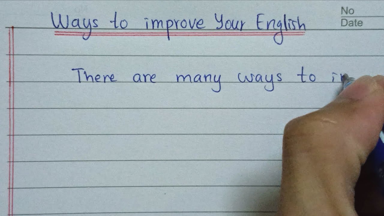 ways to improve your English - how to write a paragraph good example ...