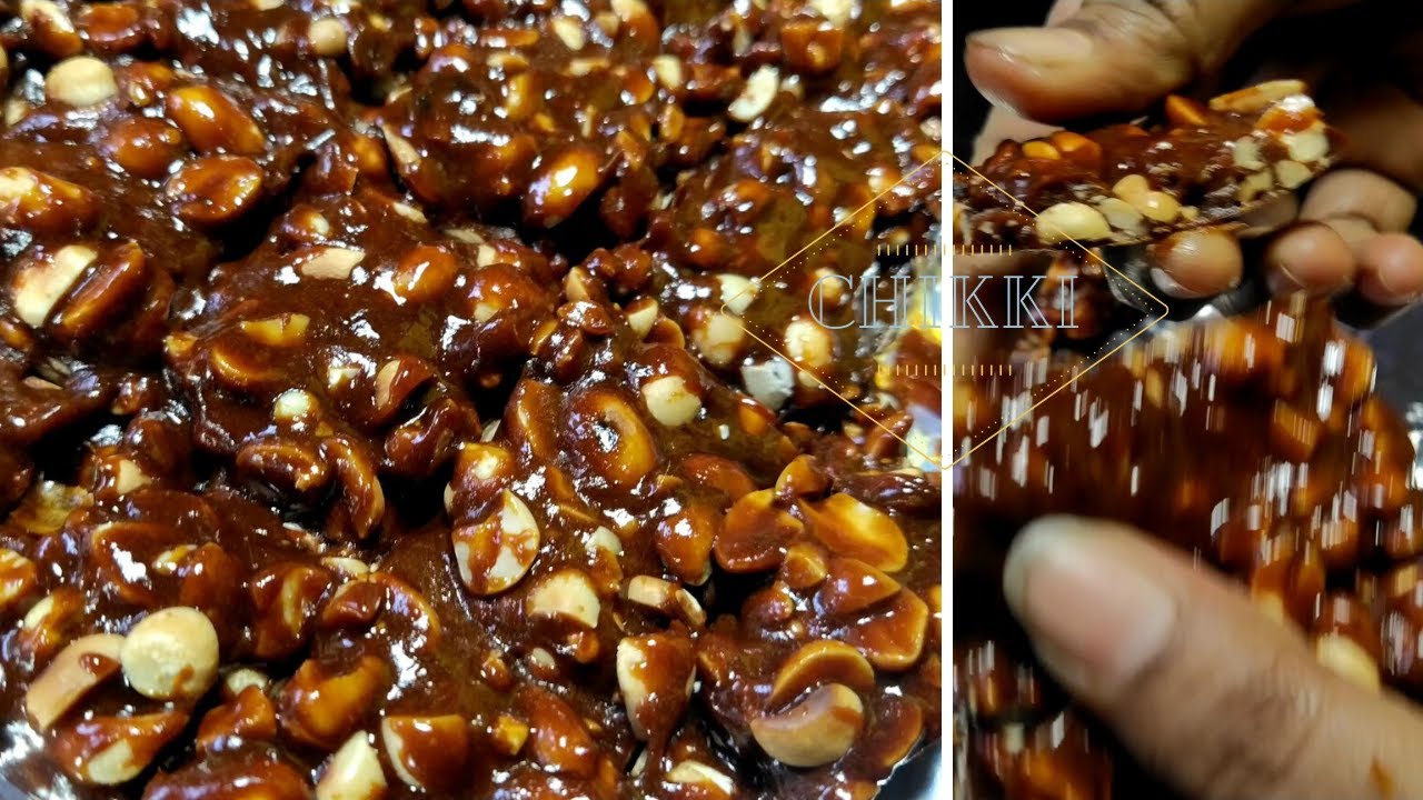 Peanut Chikki Jaggery Bar 🍫 || PALLI PATTI in Telugu🥜🔥 - YouTube
