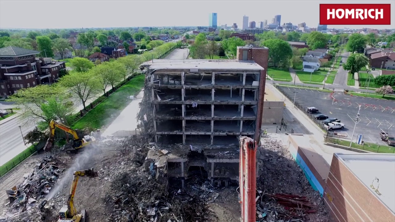 Mercy Health Demolition Project - YouTube
