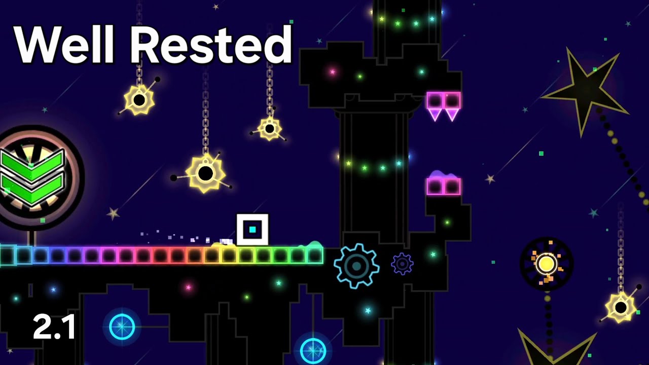 [Medium Demon] Well Rested by cometface | Geometry Dash 2.207 - YouTube