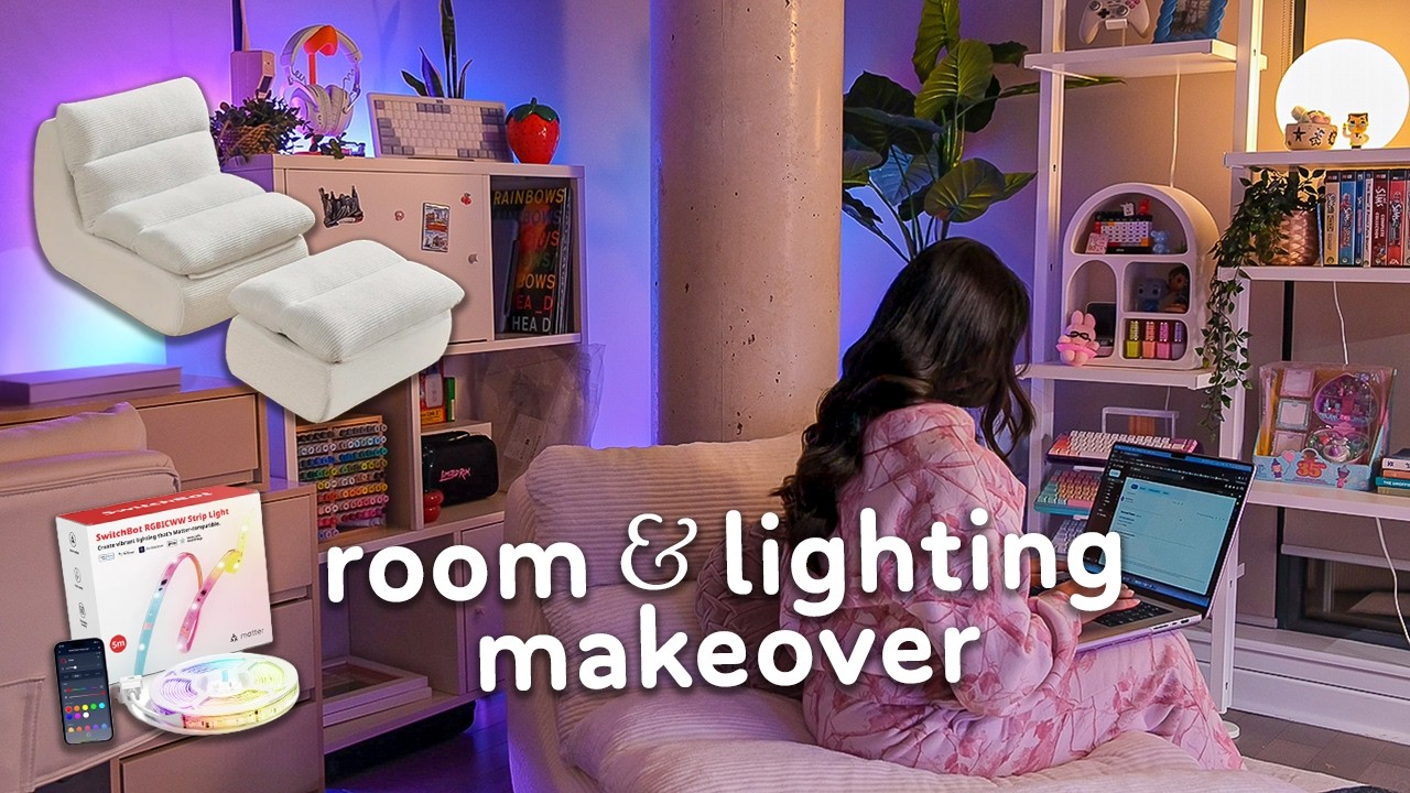 Building a cozy nook in my home office + game room, plus upgrading my ...