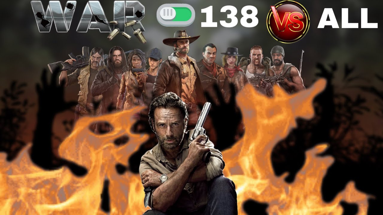TWD SURVIVORS: war on the new map 138 vs all servers - YouTube