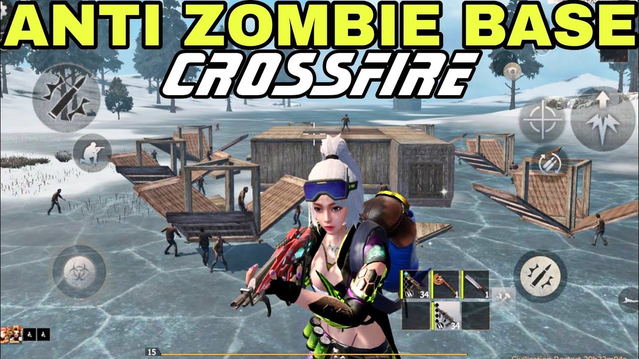 Anti Zombie Protection Base - 1| Crossfire | Last island of survival ...