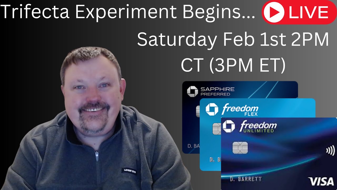 Credit Card Trifecta Experiment Begins... - YouTube